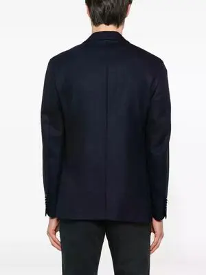 LARDINI Wool Blazer - Blue
