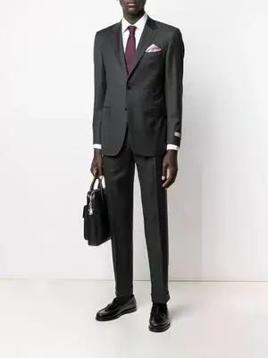 Canali Wool Single-breasted Suit