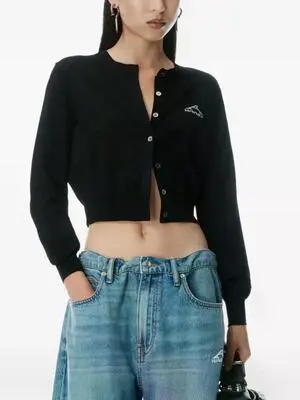 Alexander Wang Logo-print Cardigan