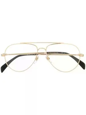 DB EYEWEAR BY DAVID BECKHAM Polished Aviator-frame Glasses