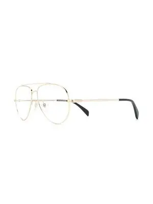 DB EYEWEAR BY DAVID BECKHAM Polished Aviator-frame Glasses
