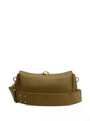 AMI Paris Mini Carrousel Shoulder Bag - Green
