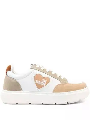Moschino Logo-print Sneakers - White