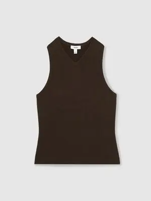 REISS Clara Racerback Vest Top