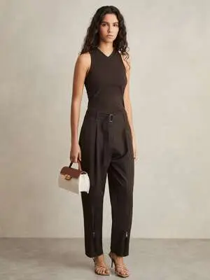 REISS Clara Racerback Vest Top