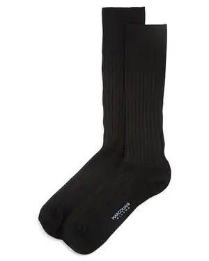 Marcoliani Ribbed Socks - Black