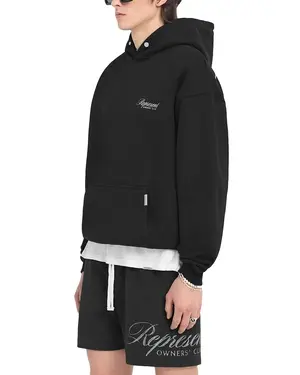 REPRESENT Owner's Club Logo Hoodie - Black