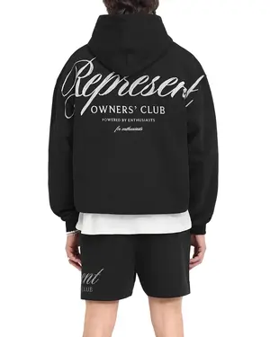 REPRESENT Owner's Club Logo Hoodie - Black