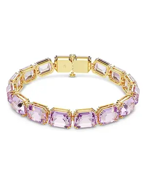 SWAROVSKI Millenia Octagon Crystal Bracelet - Purple