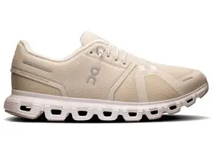 On Running Cloud 6 Sneakers - Pearl/white