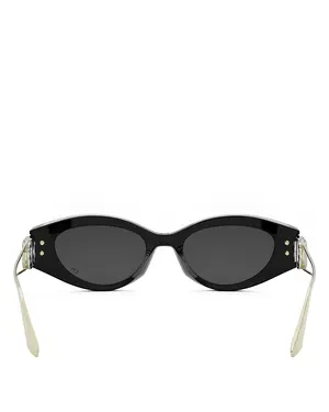 Dior 30montaigne B6i Oval Sunglasses - Black/smoke