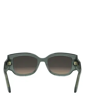 Dior Signature S13i Rectangle Sunglasses - Green/rovieux