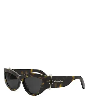 Dior Diortribales B1i Cat Eye Sunglasses - Dark Havana/smoke