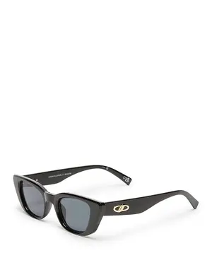 Le Specs Dream Lover 50mm Cat Eye Sunglasses - Black