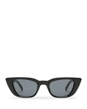 Le Specs Dream Lover 50mm Cat Eye Sunglasses - Black