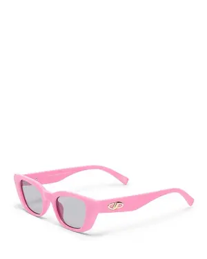 Le Specs Dream Lover 50mm Cat Eye Sunglasses Pink