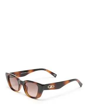 Le Specs Dream Lover 50mm Cat Eye Sunglasses Tortoise