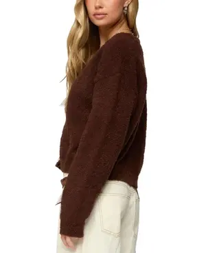 EDIKTED Knitted Cardigan - Brown