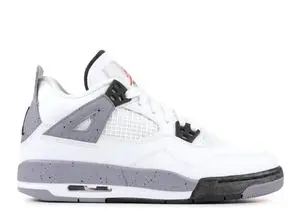 JORDAN 4 Retro Cement - White/black/cement Grey