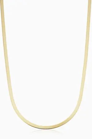 ORADINA 10k Gold Herringbone Necklace - Yellow Gold