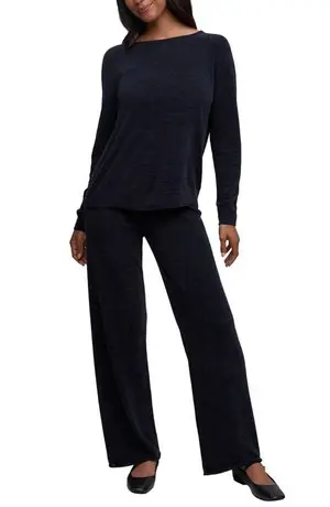 Barefoot Dreams Cozychic® Ultra Lite® Jersey Pajamas - Black