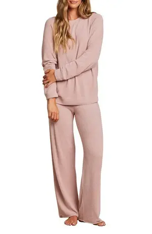 Barefoot Dreams Cozychic® Ultra Lite® Jersey Pajamas Teaberry