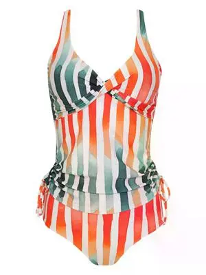LYGIA & NANNY Lygia & Nanny Bruma Striped Tankini White