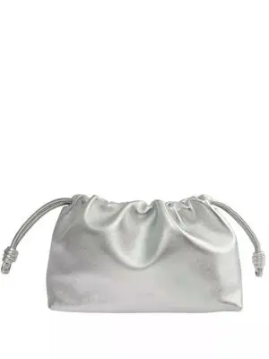Loewe Flamenco Clutch - Silver