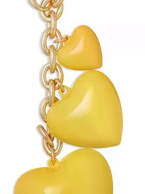 ROXANNE ASSOULIN The Puffy Triple Heart Bag Accessory - Gold