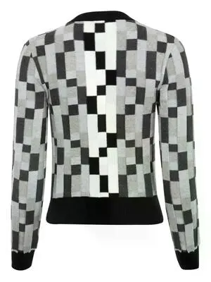 Loewe Anagram Cotton Sweater - Grey