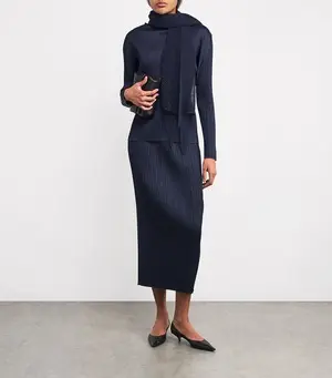 Issey Miyake Long Sleeve Top - Navy