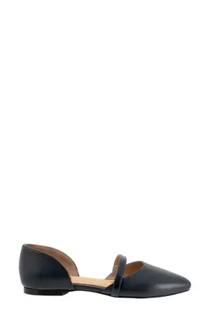 Trotters Emory D'orsay Flat - Navy