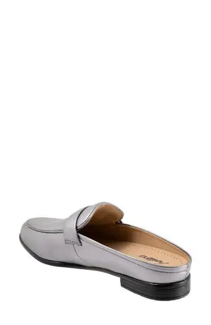 Trotters Lola Loafer Mule - Pewter