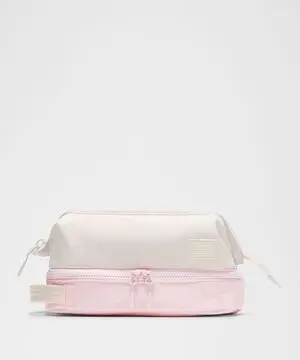Lululemon Dual-compartment Toiletry Bag - Light Ivory/pink Pearl
