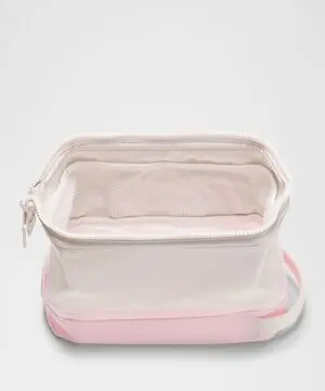 Lululemon Dual-compartment Toiletry Bag - Light Ivory/pink Pearl
