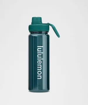 Lululemon Back To Life Clear Bottle 24oz - Deep Marina/polo Pastel