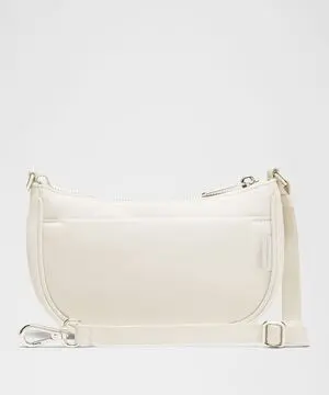 Lululemon City Essentials Mini Shoulder Bag - Light Ivory/silver