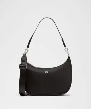 Lululemon City Essentials Small Shoulder Bag 3l - Black/silver