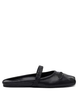 Marni Marni Leather Slippers - Black