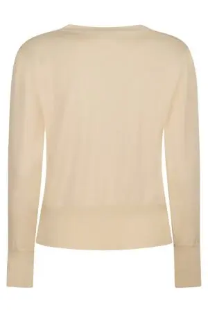 Fabiana Filippi Wool Cardigan - Beige