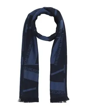 Emporio Armani Scarf Wool - Navy