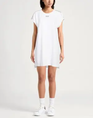 EA7 Mini T-shirt Dress - White