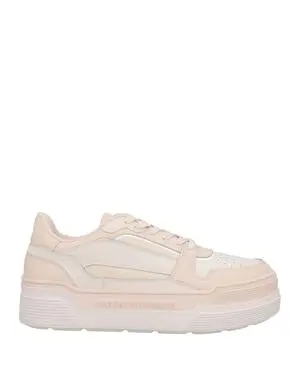 EA7 Sneakers In Leather And Polyamide - Pink