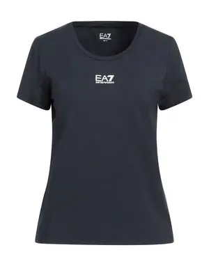 EA7 Cotton-blend T-shirt - Blue