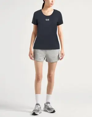 EA7 Cotton-blend T-shirt - Blue