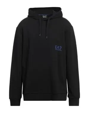 EA7 Cotton Blend Sweatshirt - Black