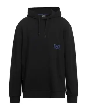 EA7 Cotton Blend Sweatshirt - Black