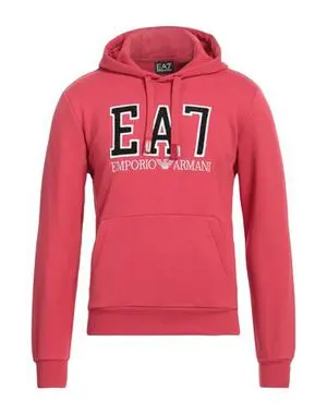EA7 Cotton-blend Fleece Sweatshirt - Red