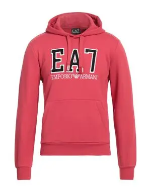 EA7 Cotton-blend Fleece Sweatshirt - Red