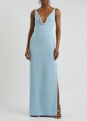 David Koma Crystal-embellished Gown